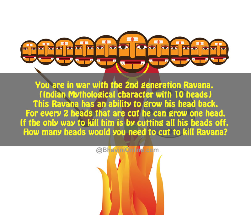 How Many Heads of Ravana Need to be Cut? | BhaviniOnline.com