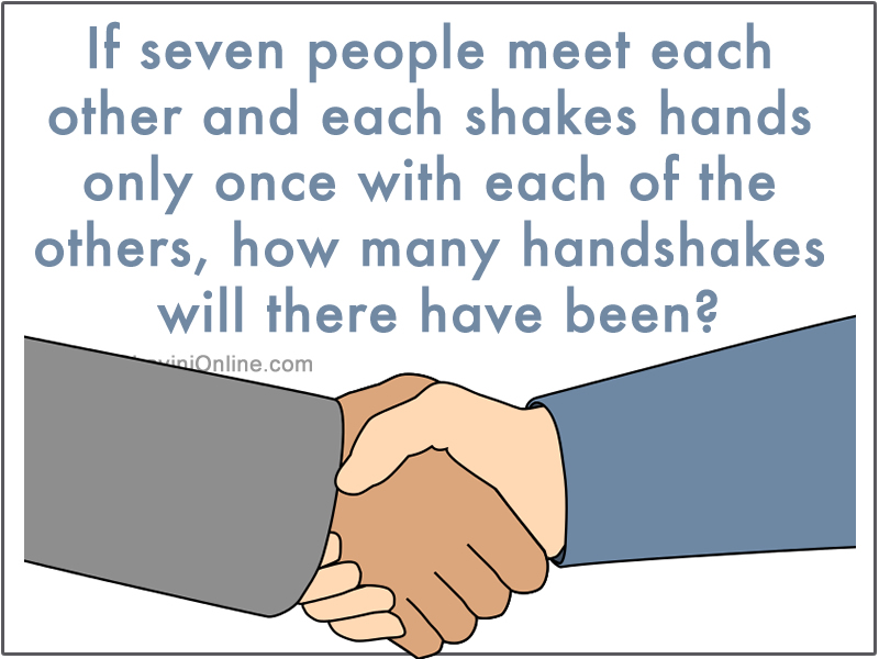 Logical Riddle: How Many Unique Handshakes in a Group of 7 People ...
