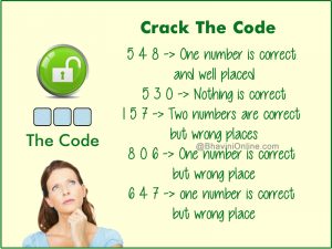 Crack the Code: Find the 3 Digits of the Code | BhaviniOnline.com
