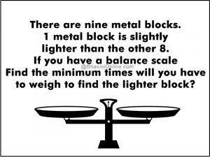 Logical Riddle: Find The Minimum Times Will You Have To Weigh To Find ...