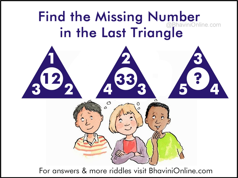 Number Riddles: Find the Missing Number in the Last Triangle ...