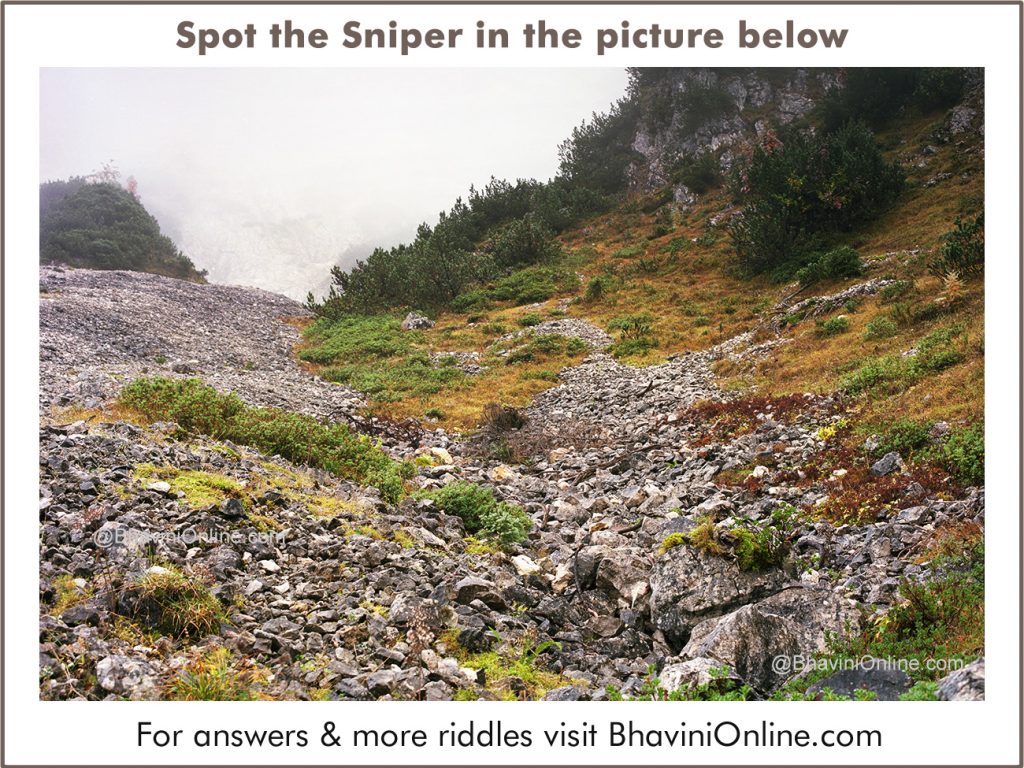 Picture Riddle: Spot The Sniper In This Photo Before He Shoots You ...